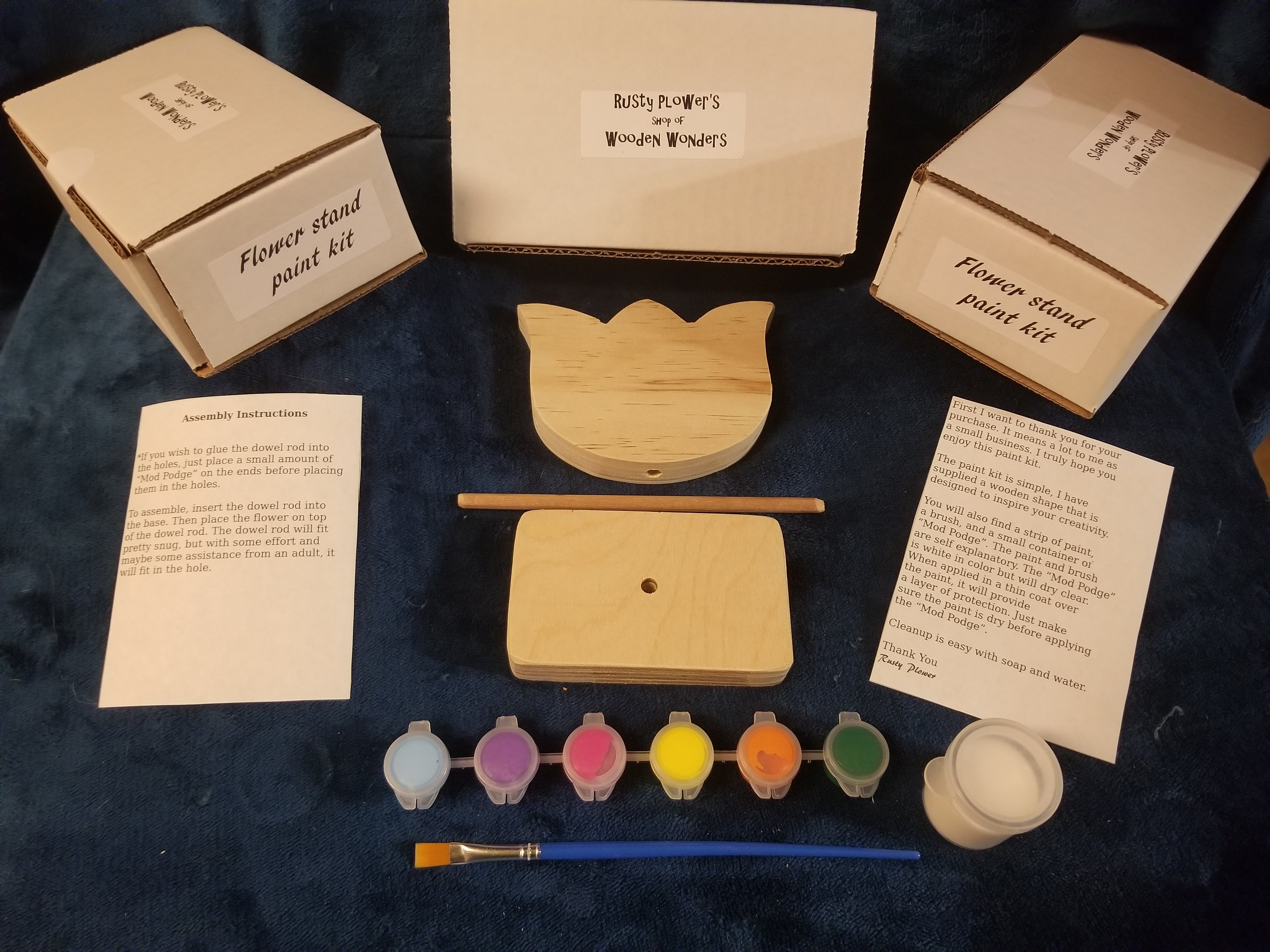 Wooden paint kits – RP Wooden Wonders